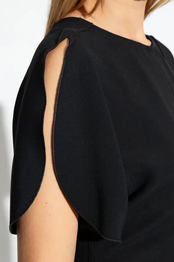 Victoria Beckham Sleeveless Draped Dress