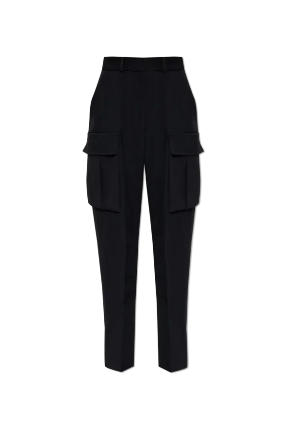 Balmain Wool Cargo Trousers