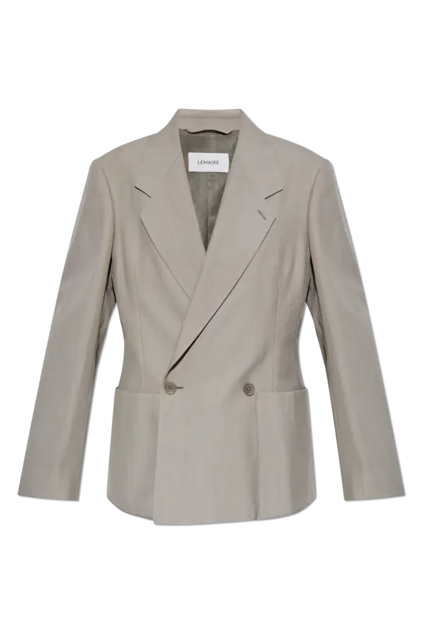 LEMAIRE Double-breasted Blazer - Grey