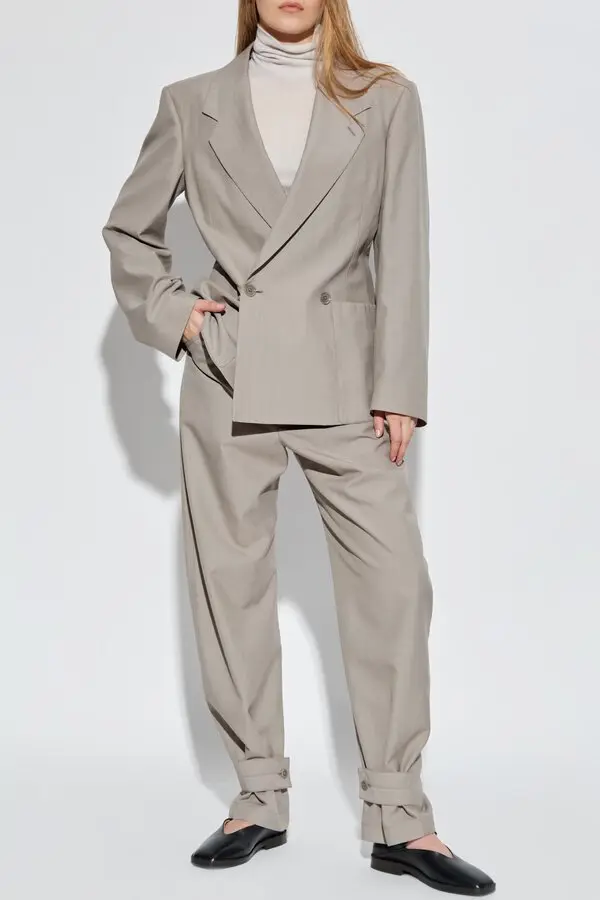 LEMAIRE Double-breasted Blazer - Grey