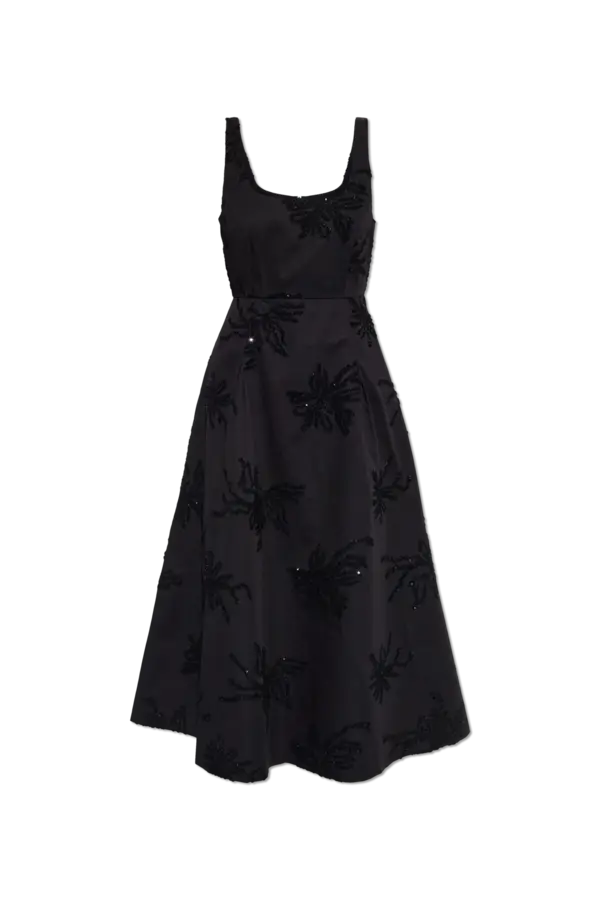 Munthe Midi Dress With Bead And Sequin Appliqués