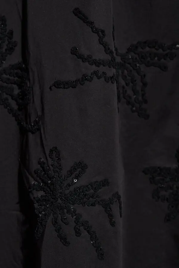 Munthe Midi Dress With Bead And Sequin Appliqués
