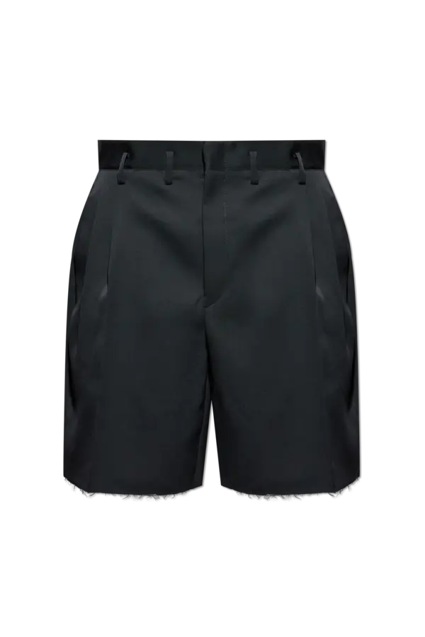 MAISON MARGIELA Vintage-effect Wool Shorts