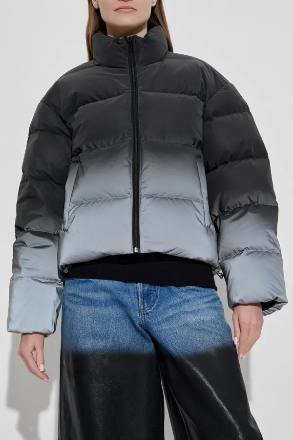 Alexander Wang Reflective Ombre Puffer Jacket - Grey