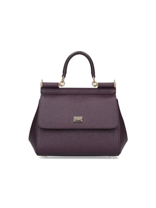 Dolce & Gabbana Sicily Small Handbag - Red