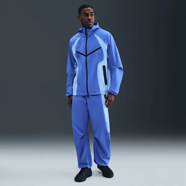新品未使用 セットアップ NIKETECH COLOR BLOCK Ｌ Nike Tech Dri-Fit Woven Color-Block Windrunner Loose Jacket - Blue