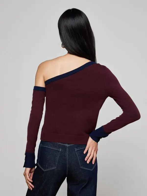 L'Agence Maeva One-shoulder Top
