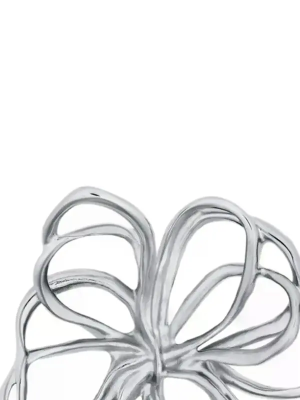 Oscar De La Renta Floral Drop Earrings