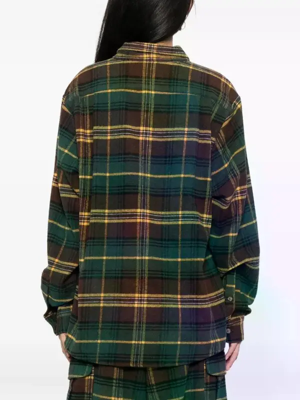 SKY HIGH FARM WORKWEAR Flannel Button-down Shirt