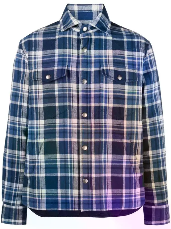 Brunello Cucinelli Plaid-check Padded Jacket