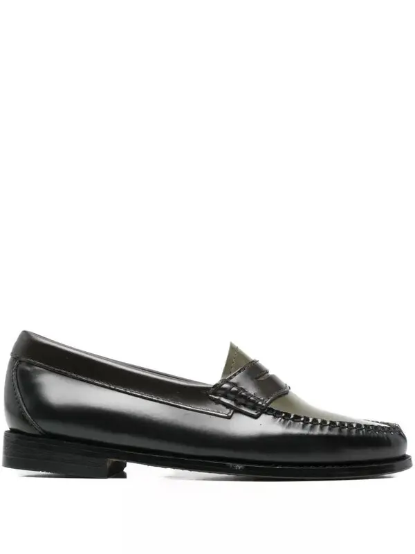 G.H.BASS Weejuns Panelled Loafers - Brown