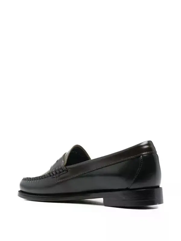 G.H.BASS Weejuns Panelled Loafers - Brown