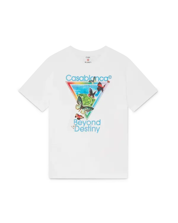 Casablanca Tennis Club Beyond Destiny Short Sleeve T-shirt - Multicolor