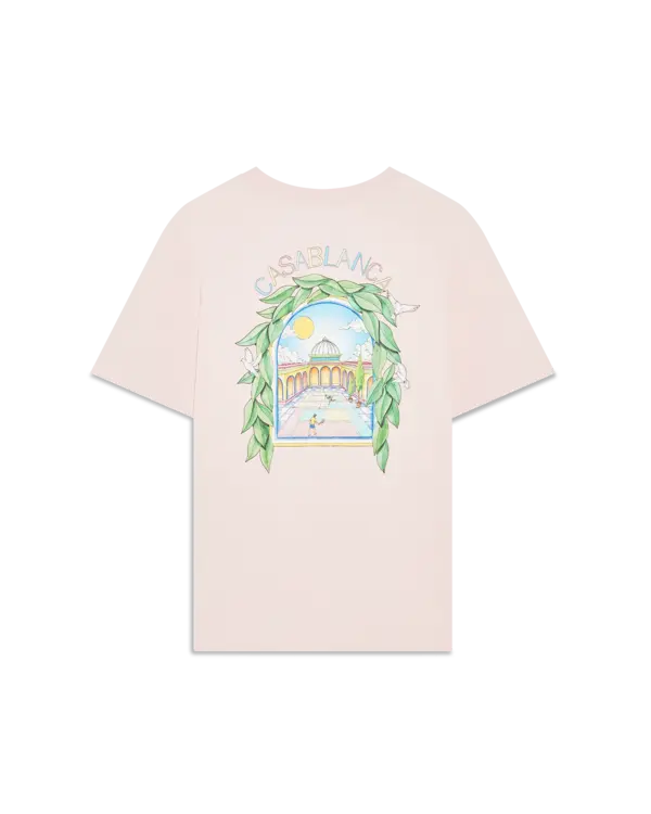 Casablanca L'arche De Tennis Short Sleeve T-shirt - Multicolor