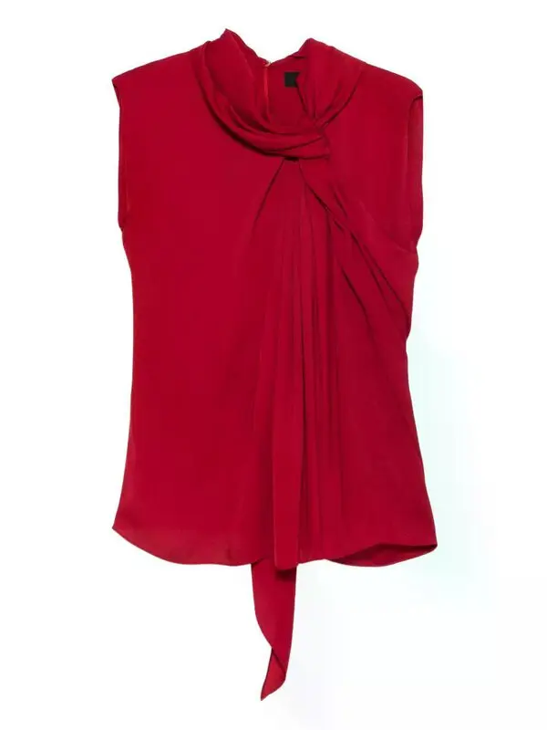 LANVIN Draped Sleeveless Blouse