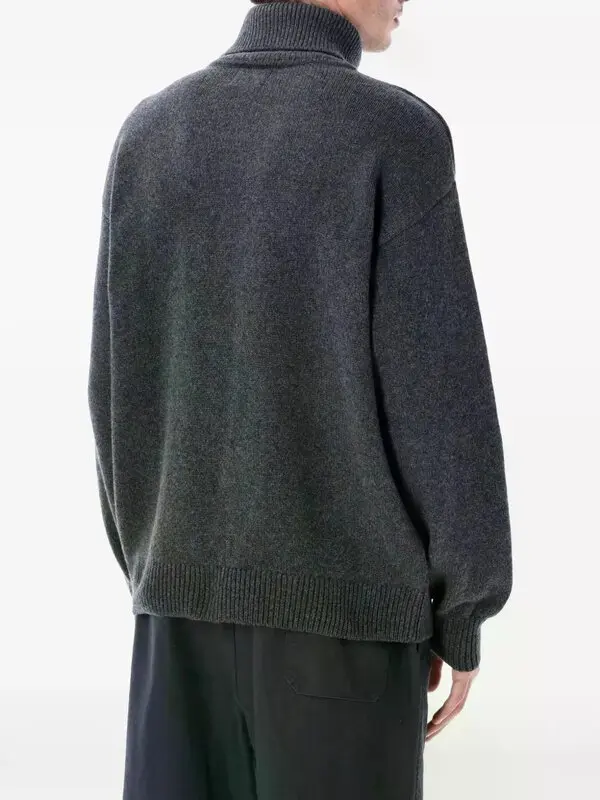 Colorful Standard Roll Neck Knitted Sweater