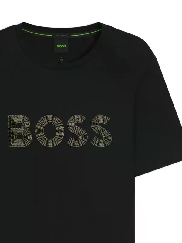 BOSS Logo-detail Cotton T-shirt