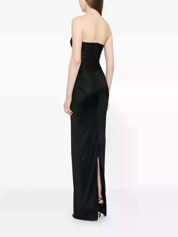 Christopher Esber Plunge Strapless Maxi Dress