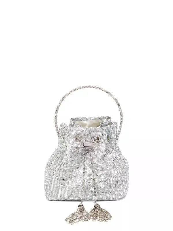 Rene Caovilla Mini Deva Tote - Silver