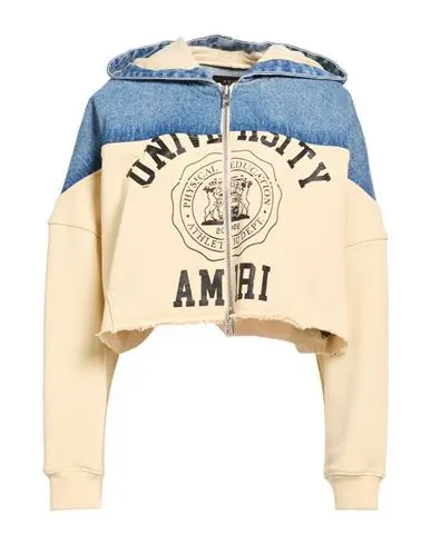 Amiri Cotton Blend Hooded Sweatshirt - White