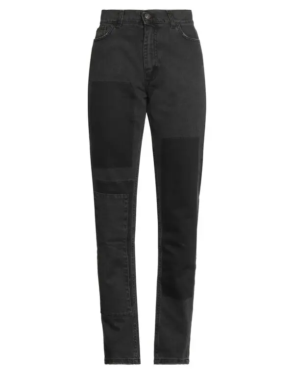 8PM Cotton Paneled Tapered Jeans