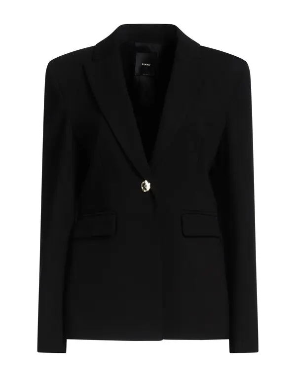 Pinko Single-breasted Blazer - Black