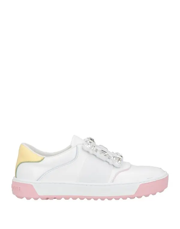 ROGER VIVIER Embellished Leather Sneakers