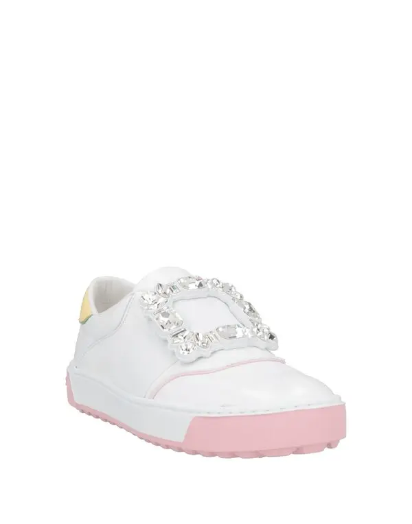 ROGER VIVIER Embellished Leather Sneakers