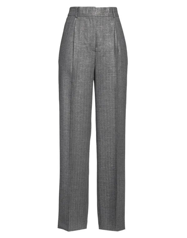 MSGM Pinstriped Flannel Pants - Grey