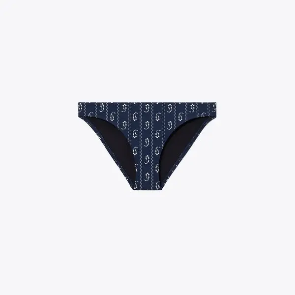 Tory Burch Printed Bikini Bottom - Blue Paisley