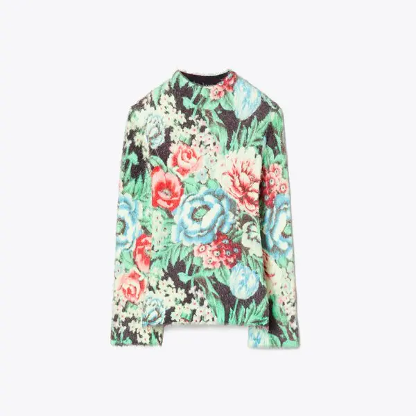 Tory Burch Printed Sweater - Multi Floral