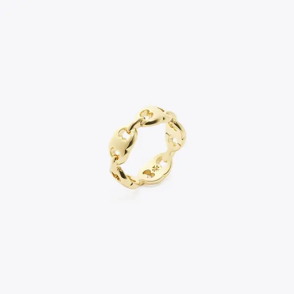 Tory Burch Gemini Link Ring - Light Brass