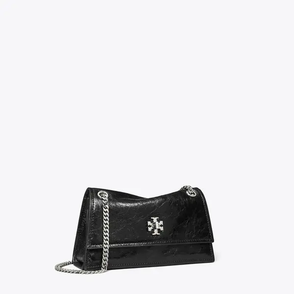 Tory Burch Mini Kira Turnlock Shoulder Bag - Black