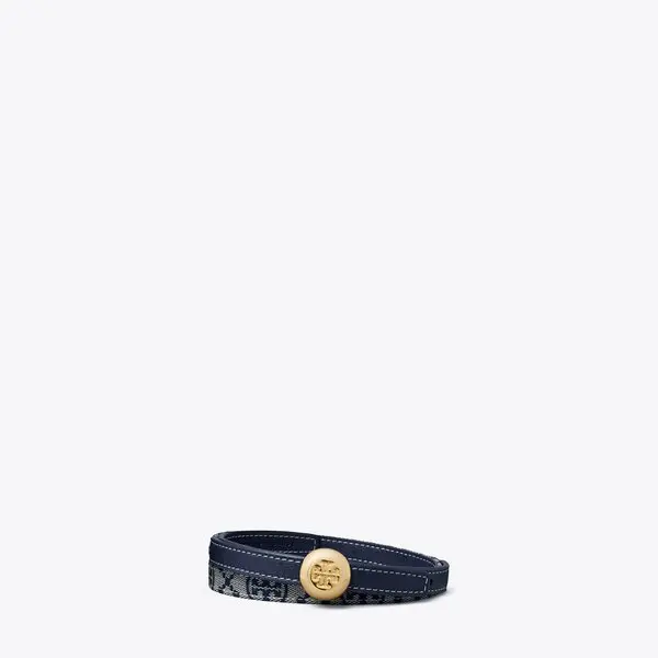 Tory Burch Romy Reversible Belt - Tory Navy