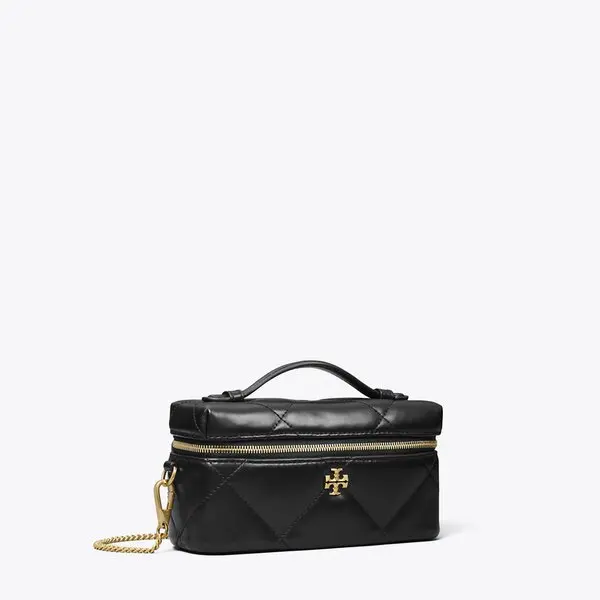Tory Burch Kira Diamond Quilt East-west Vanity Case - Black
