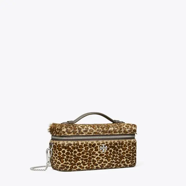 Tory Burch Kira Calf Hair Vanity Case