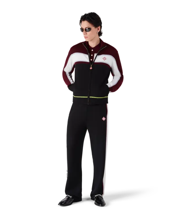 Casablanca Stripe Merino Knit Trousers