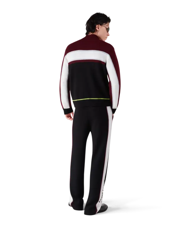 Casablanca Stripe Merino Knit Trousers