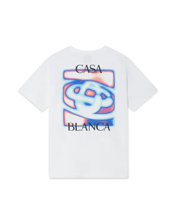 Casablanca Heat Map Logo Short Sleeve T-shirt - Multicolor