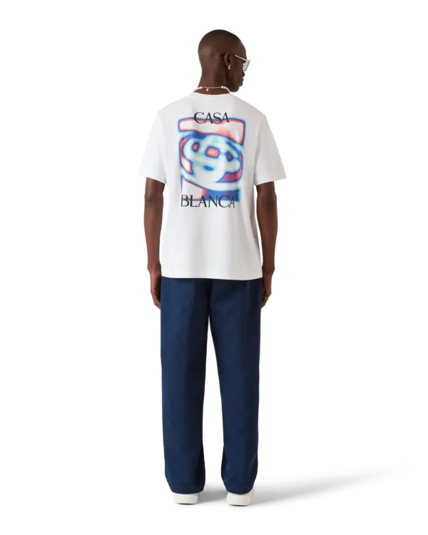 Casablanca Heat Map Logo Short Sleeve T-shirt - Multicolor