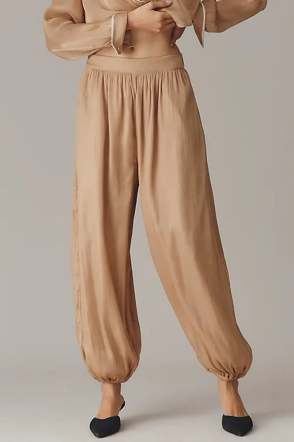 Maeve Balloon Pants - Gold