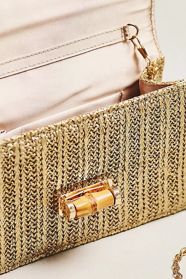 LISI LERCH Lilly Raffia Clutch