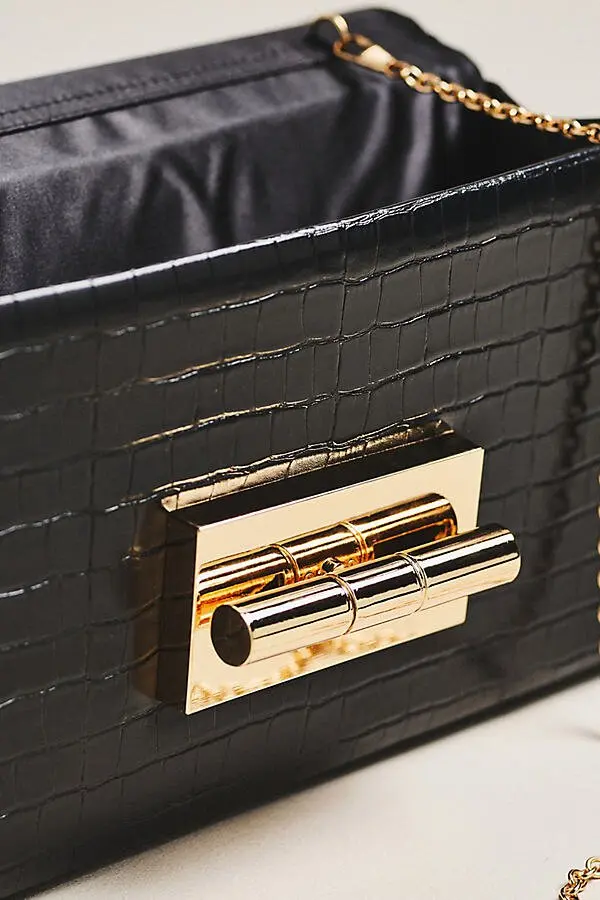 LISI LERCH Lillian Faux-croc Clutch