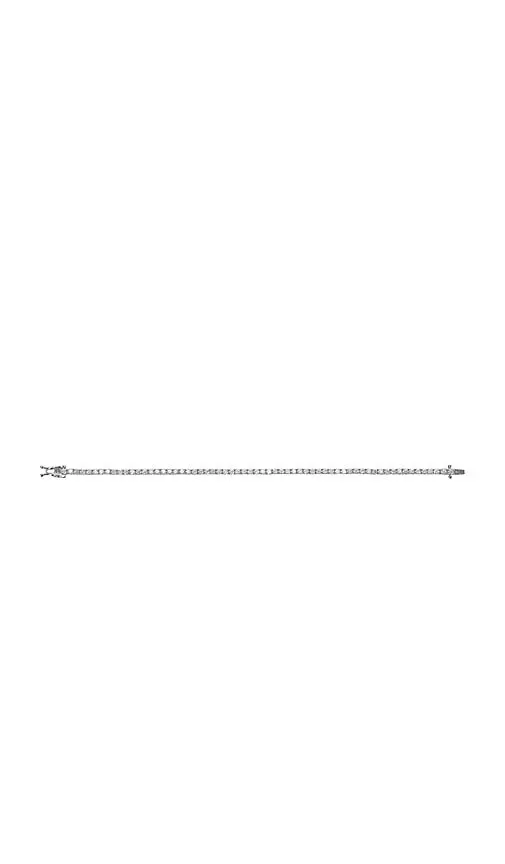 HEAVEN MAYHEM Lab Grown Tennis Bracelet - Metallic Silver
