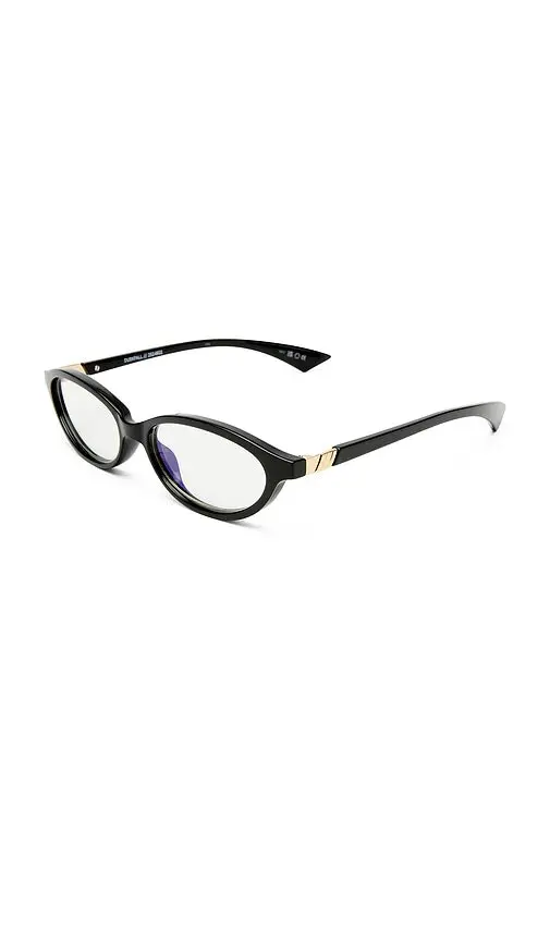 Le Specs Duskfall Blue Light Eyeglasses - Black