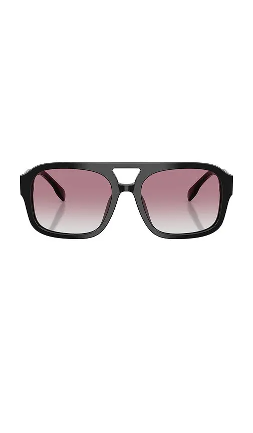 Tory Burch Aviator Sunglasses - Black