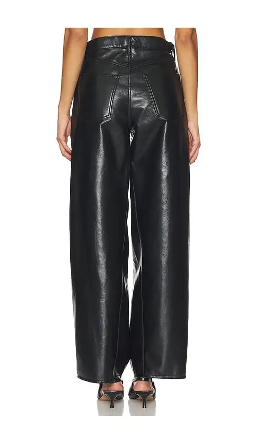 AGOLDE Twist Wide Leg Pants - Black