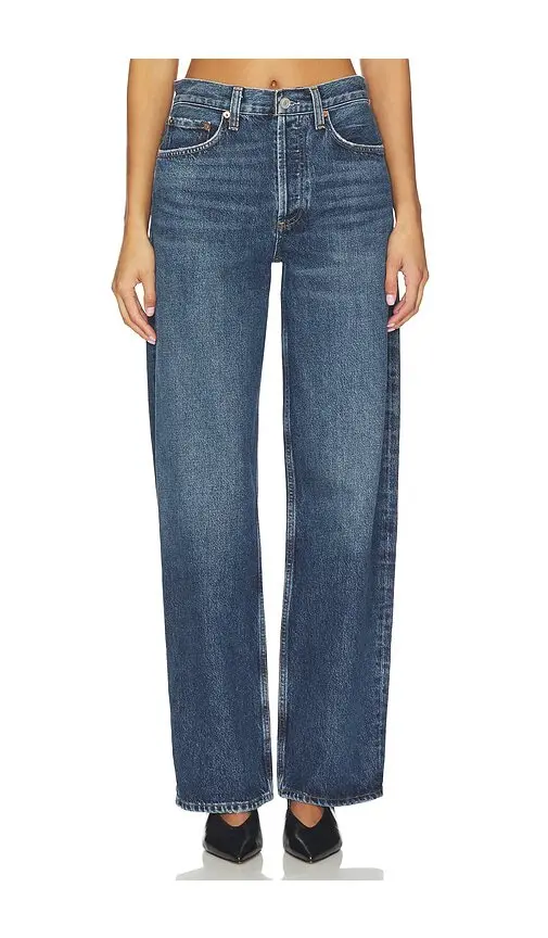 AGOLDE Arc Loose Wide Jeans - Blue