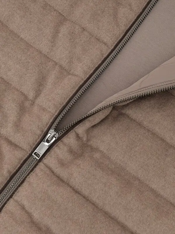 REISS Brushed Jersey Quilted Gilet