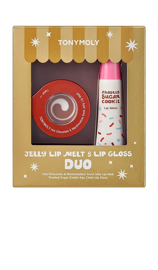 TONYMOLY Jelly Lip Melt & Lip Gloss Key Chain Duo - N,a